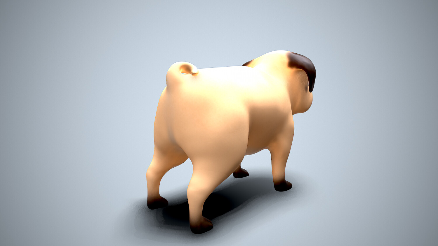 ArtStation - cartoon pug | Game Assets