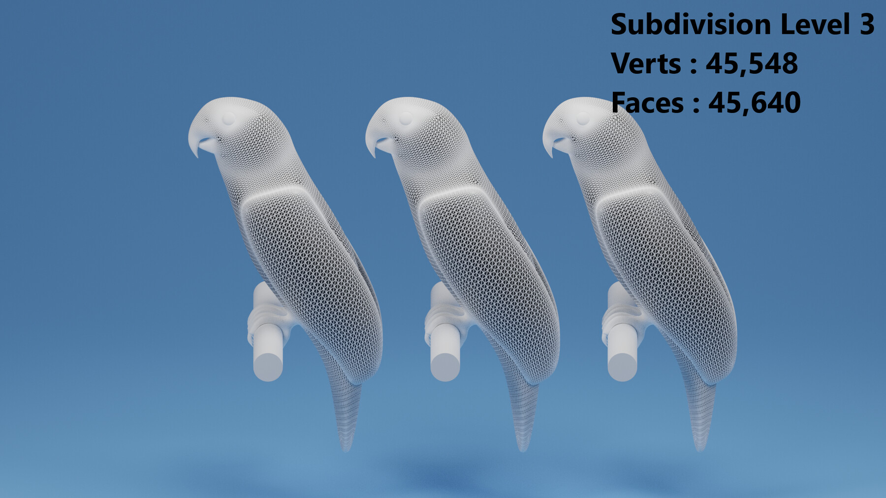 ArtStation - Cartoon Cute Bird Parrot 3D model | Resources