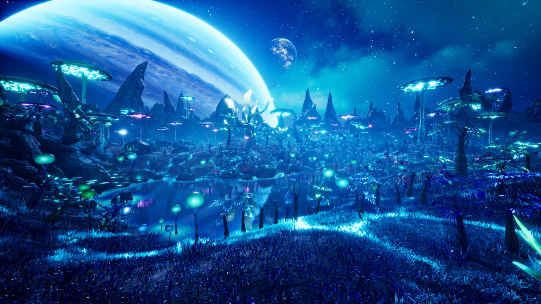 ArtStation - Alien Planet Fantasy Environment - Swamp Plants UE4 | Game ...