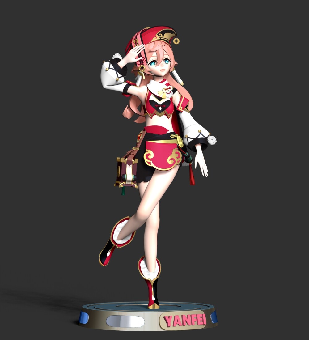 ArtStation - Yanfei - Genshin Impact | Resources