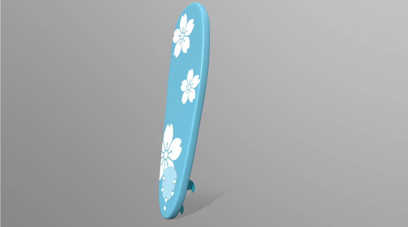 ArtStation - Surfboard Low Poly 37 | Game Assets