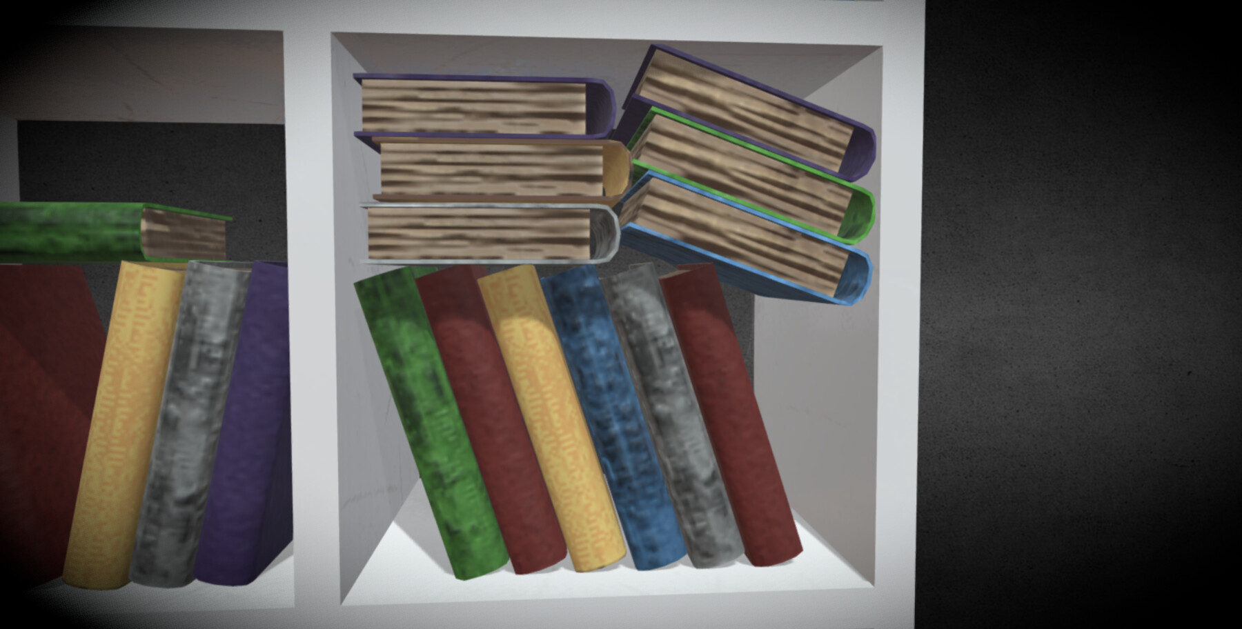 ArtStation - Bookshelf | Game Assets