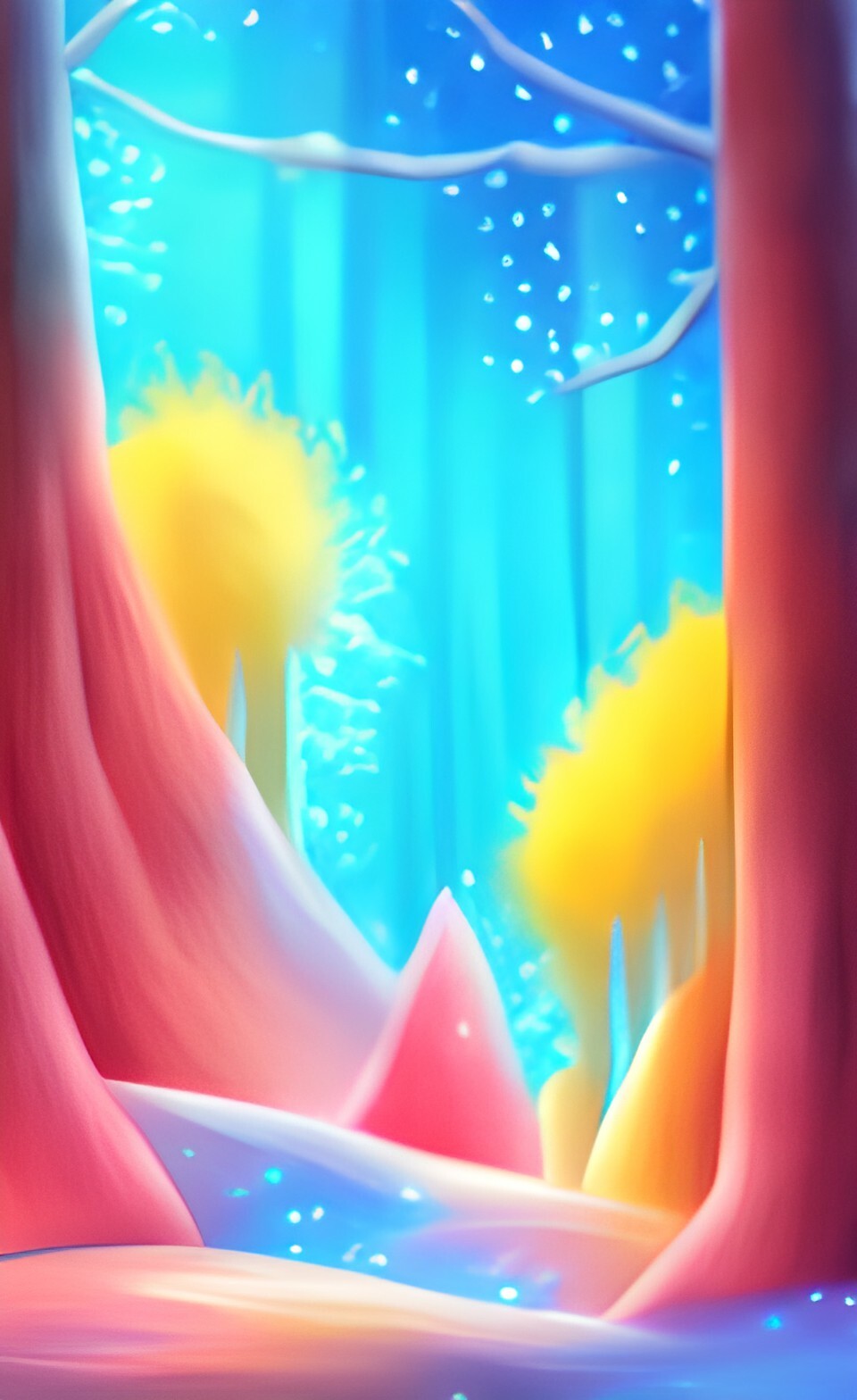 ArtStation - Candy Sweet Forest painting | Game Assets