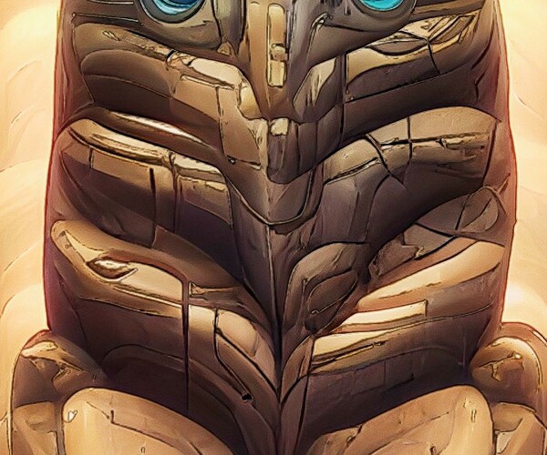 ArtStation - Totem Aztec 1k image jpg collection | Artworks