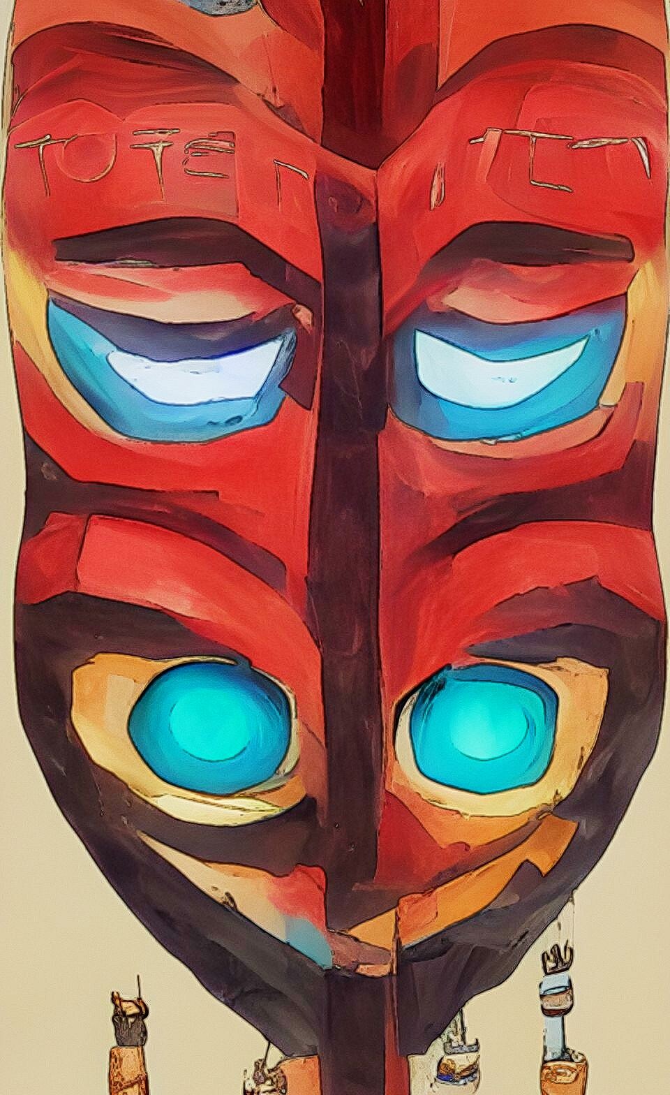 ArtStation - Totem Aztec 1k image jpg collection | Artworks