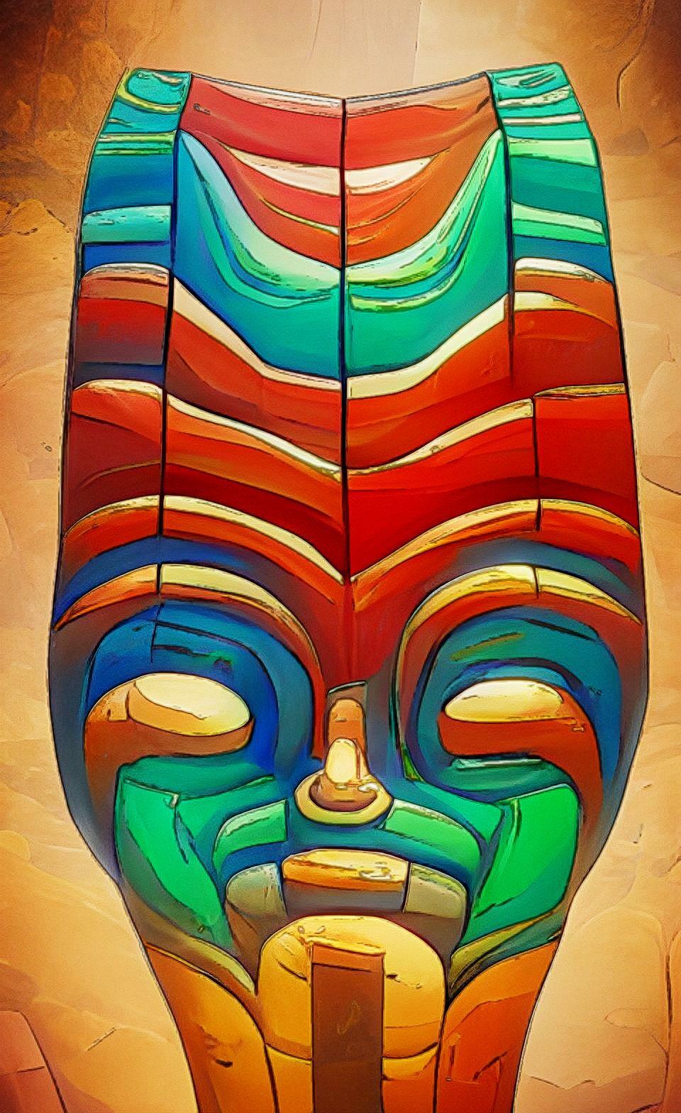 ArtStation - Totem Aztec 1k image jpg collection | Artworks