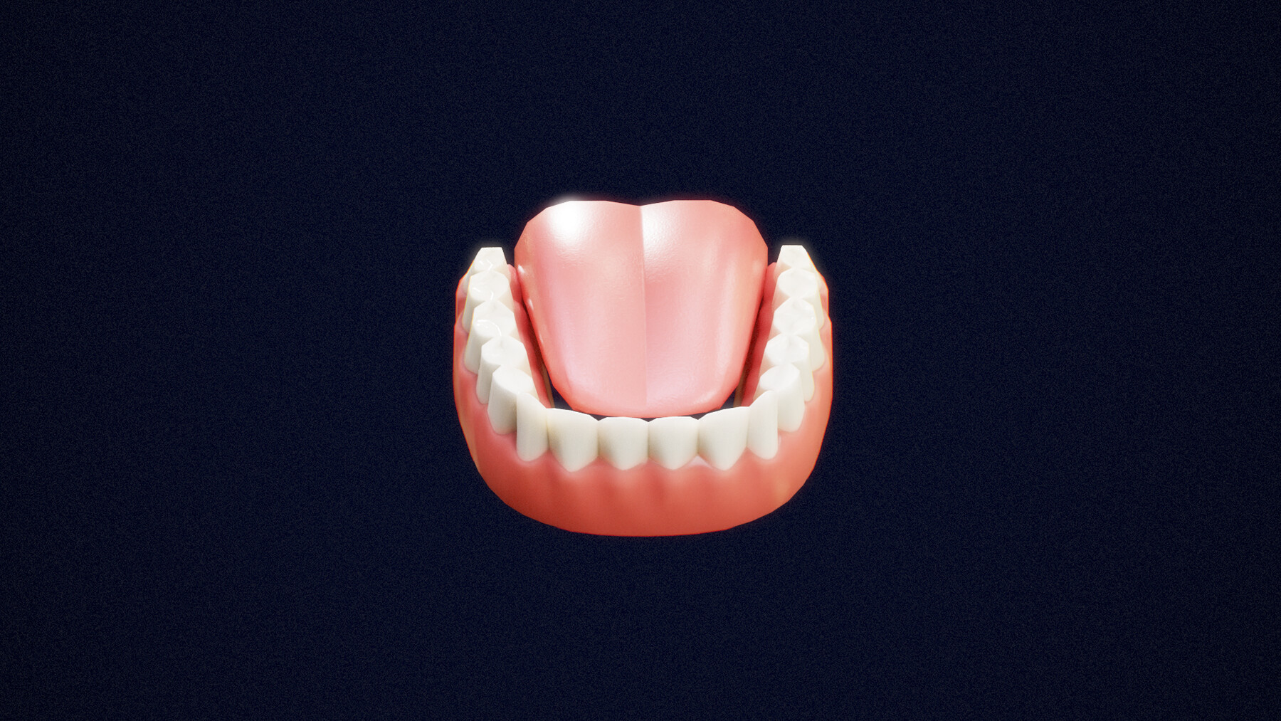 ArtStation - Semi-realistic Stylized Teeth (Game Ready, PBR, 4k, Low ...