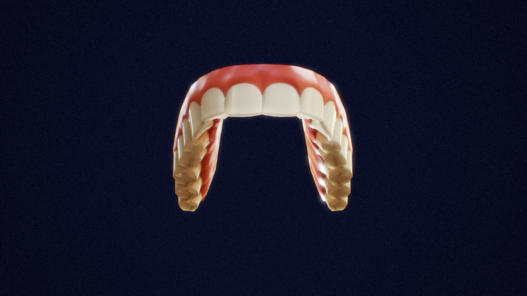 ArtStation - Semi-realistic Stylized Teeth (Game Ready, PBR, 4k, Low ...