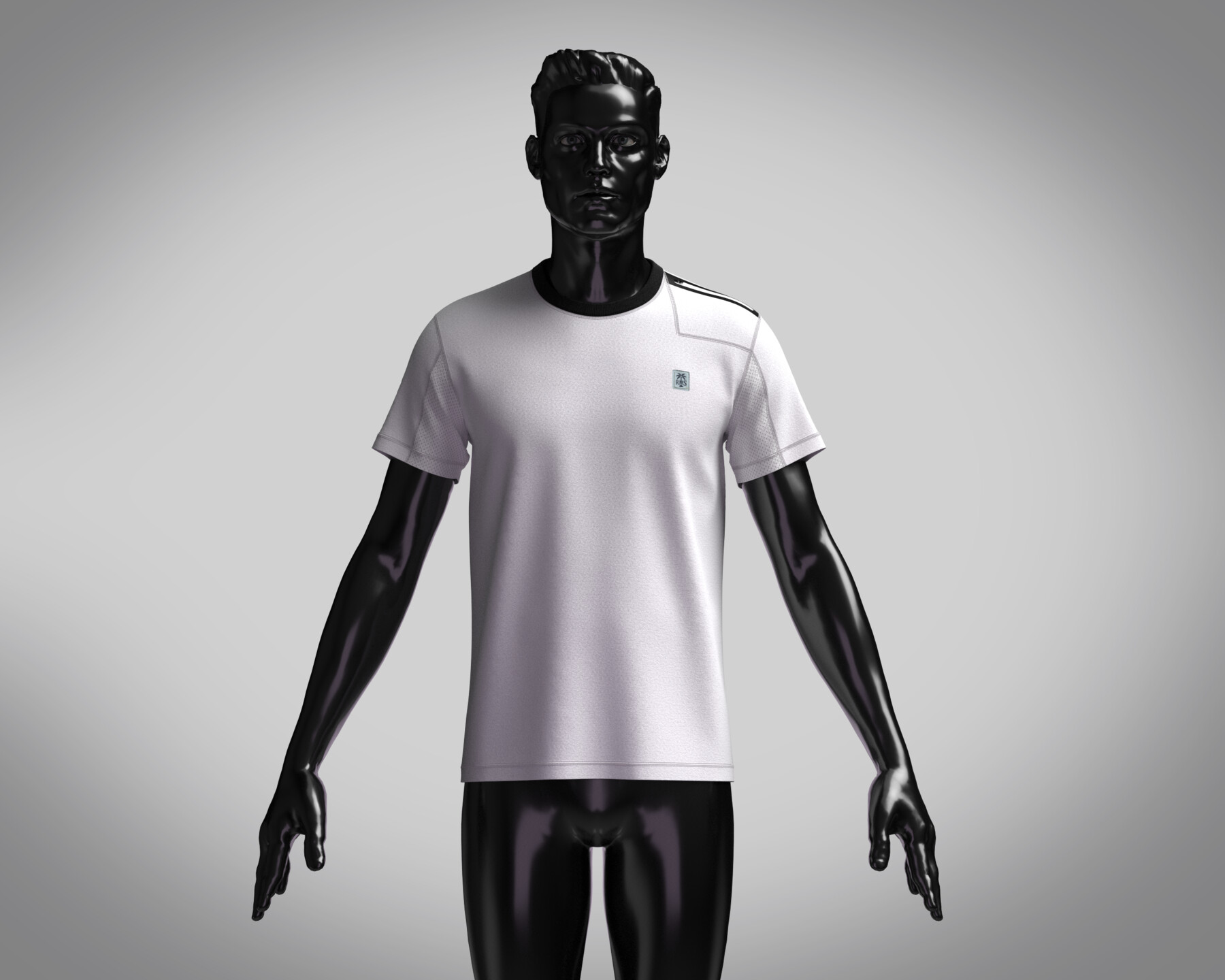 ArtStation - T-Shirt with Mesh | Resources