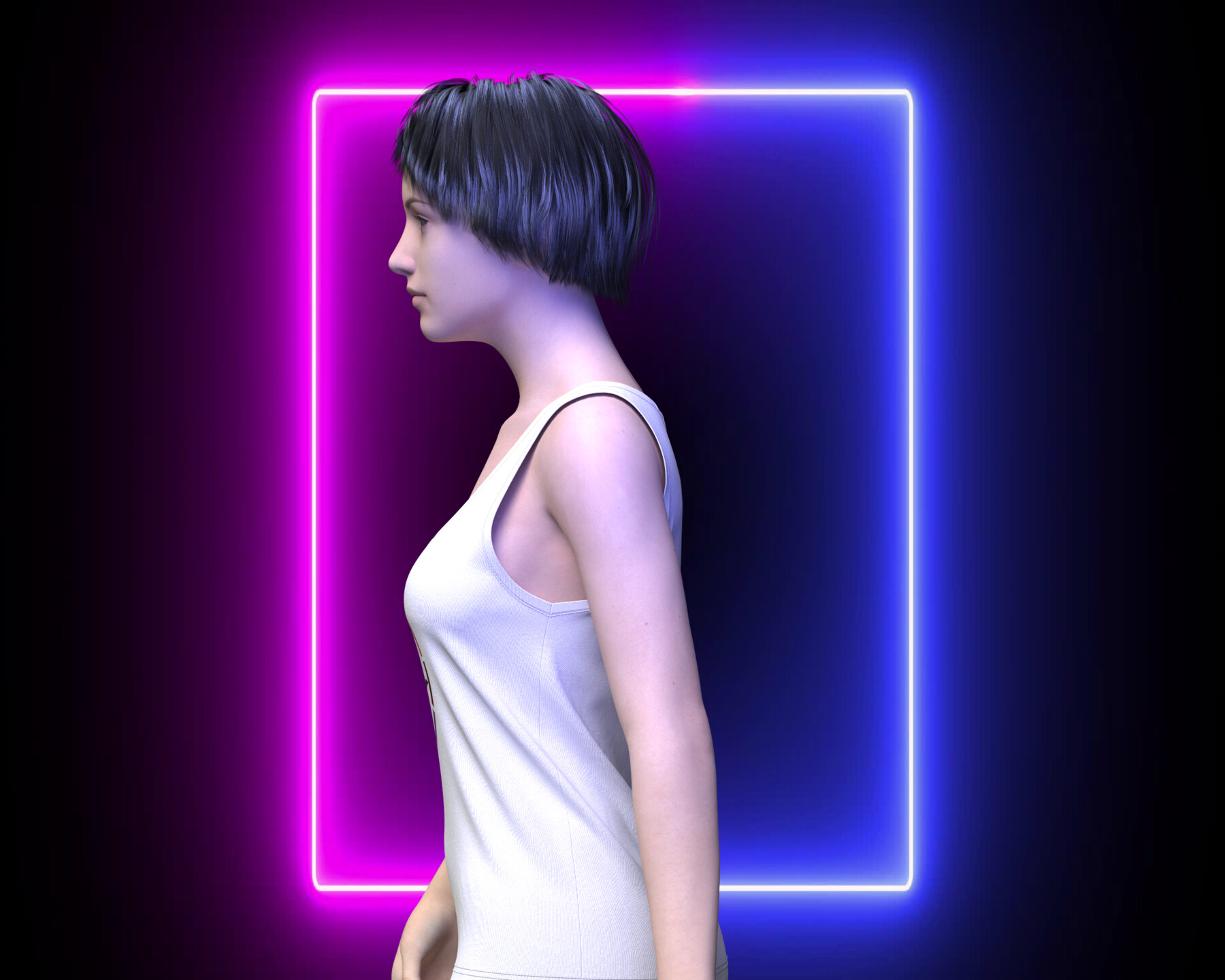 ArtStation - Ladies Tank Top-Kult | Resources