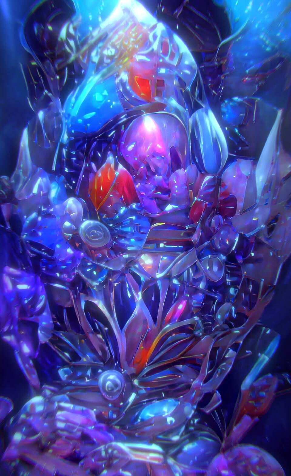 ArtStation - Crystal Underwater Detailed Painting 4 style 500 image jpg ...
