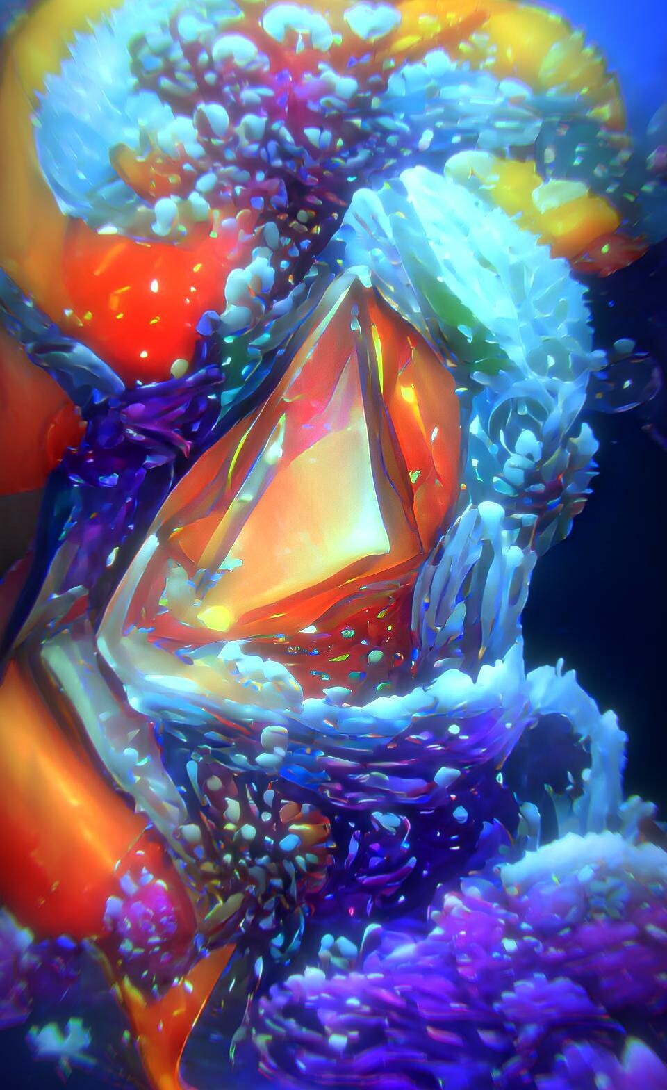 ArtStation - Crystal Underwater Detailed Painting 4 style 500 image jpg ...