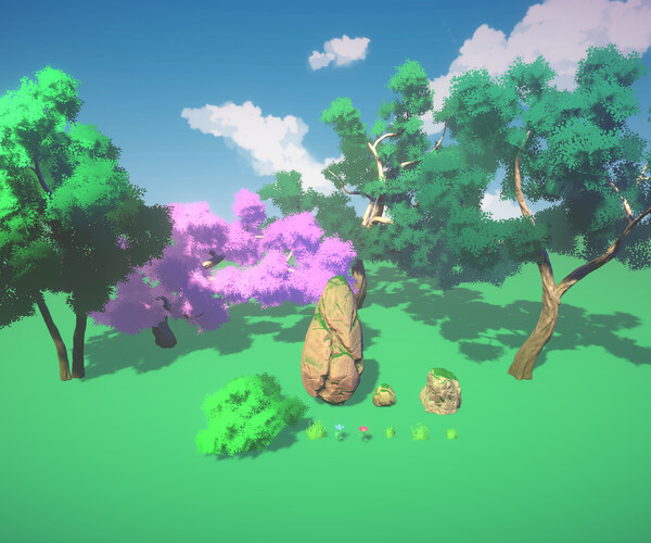 ArtStation - Unity Stylized Foliage | Game Assets