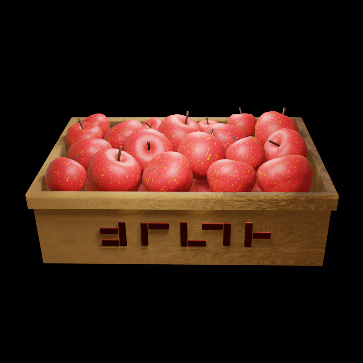 ArtStation - apple box | Game Assets