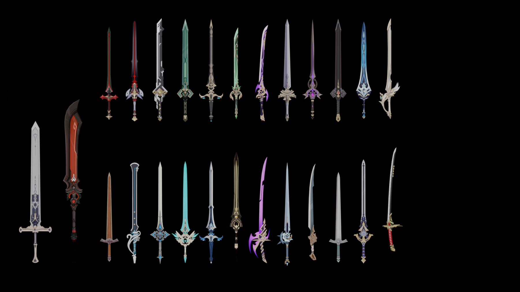 ArtStation - 120 IN 1 WEAPONS PACK GAME READY 3D MODEL | Game Assets