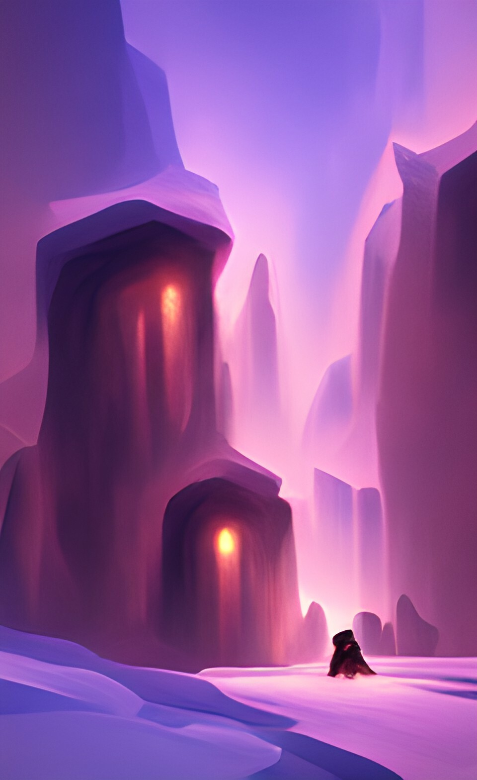 ArtStation - Ice Rock Background for mobile game 1k jpg collection ...