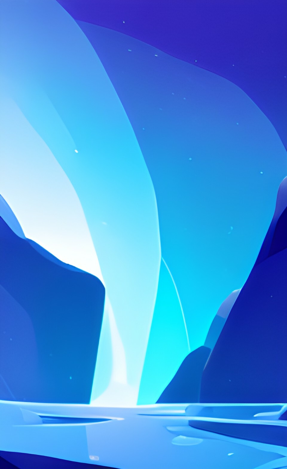 ArtStation - Ice Rock Background for mobile game 1k jpg collection ...