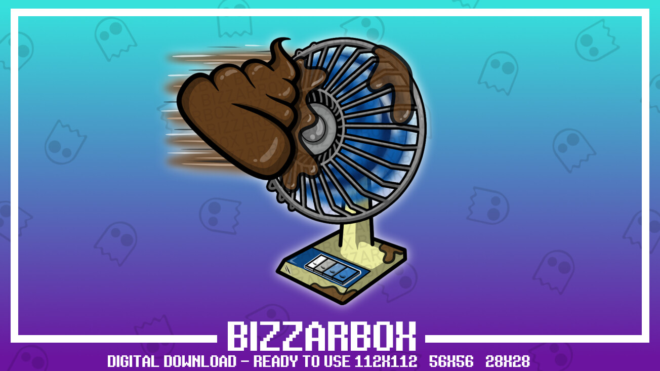 ArtStation - Twitch Emote: Hitting The Fan | Artworks