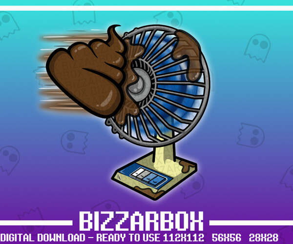 ArtStation - Twitch Emote: Hitting The Fan | Artworks
