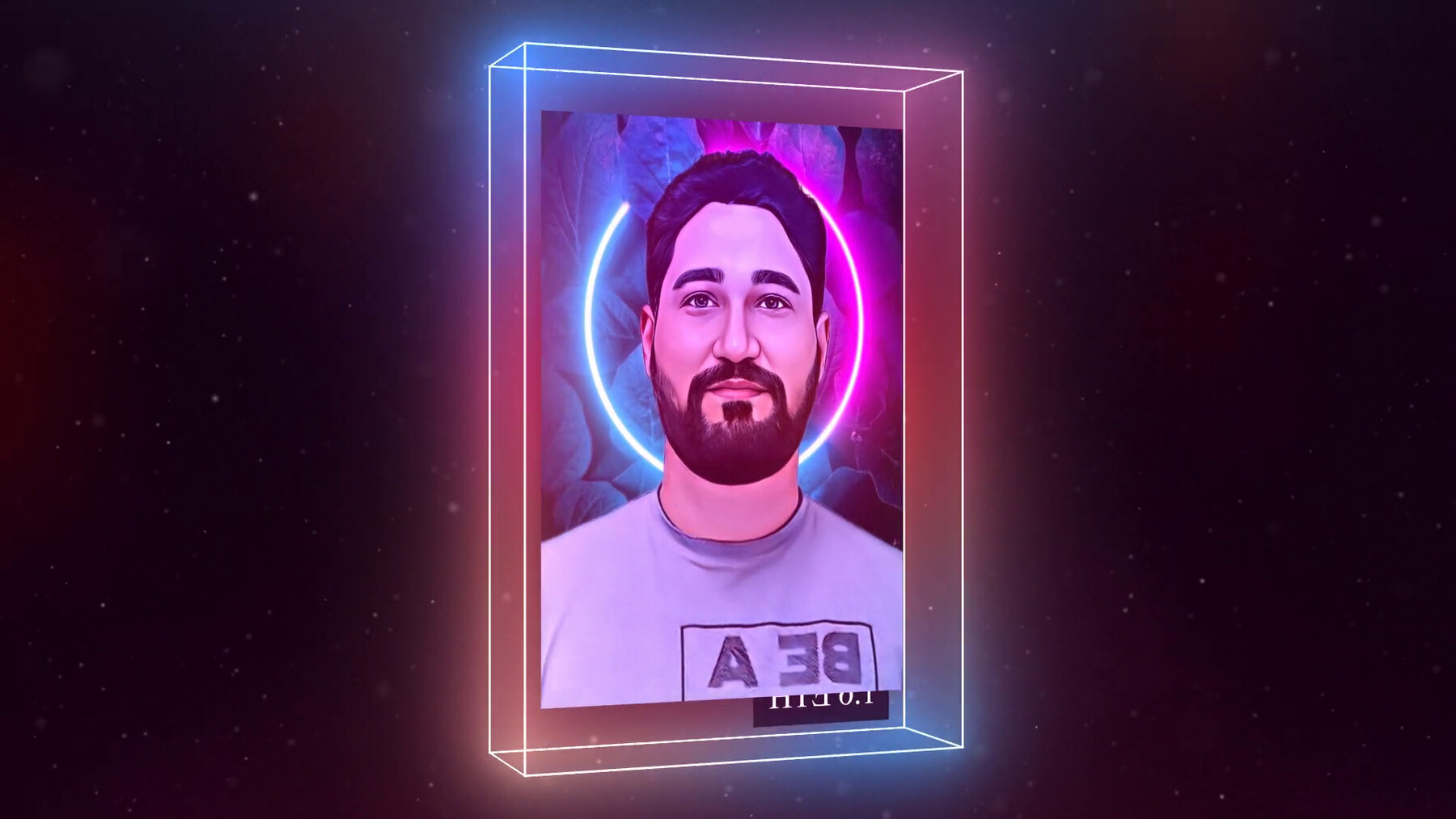 ArtStation - Glowing NFT card template after effects | Resources