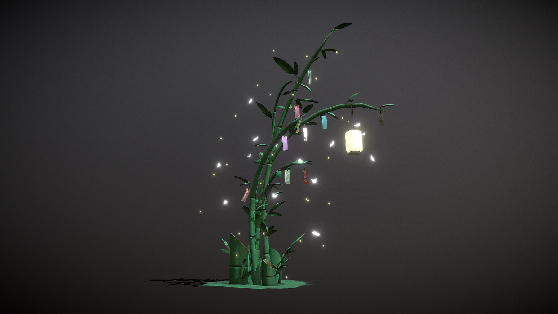 ArtStation - Japanese Wish Tree | Game Assets
