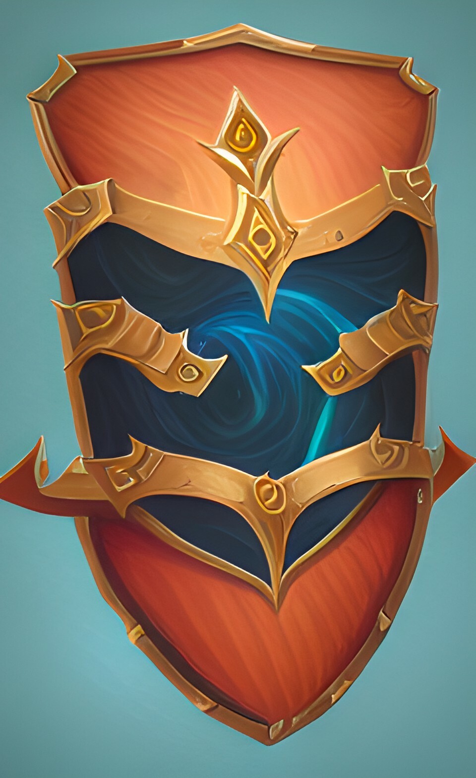 ArtStation - Shield fantasy epic legends game icon Stylized digital ...