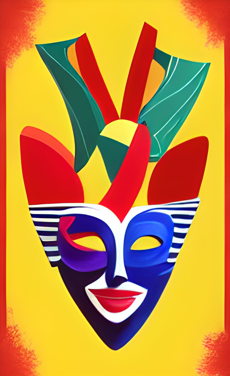 ArtStation - Mask Carnaval Rio 1k image jpg collection pack | Artworks
