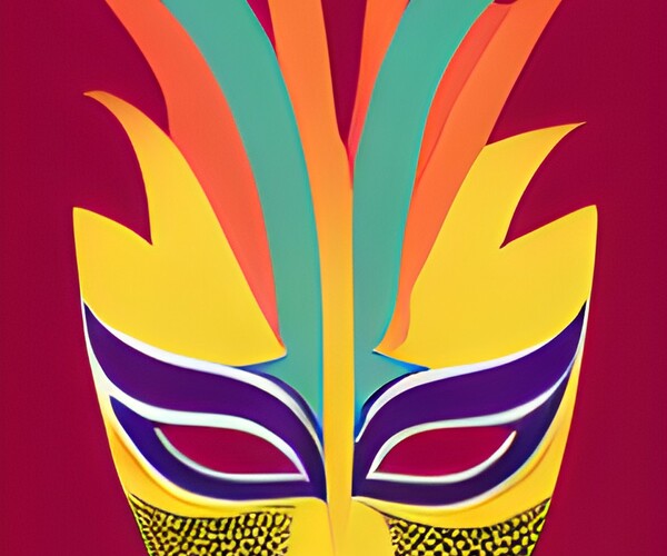ArtStation - Mask Carnaval Rio 1k image jpg collection pack | Artworks