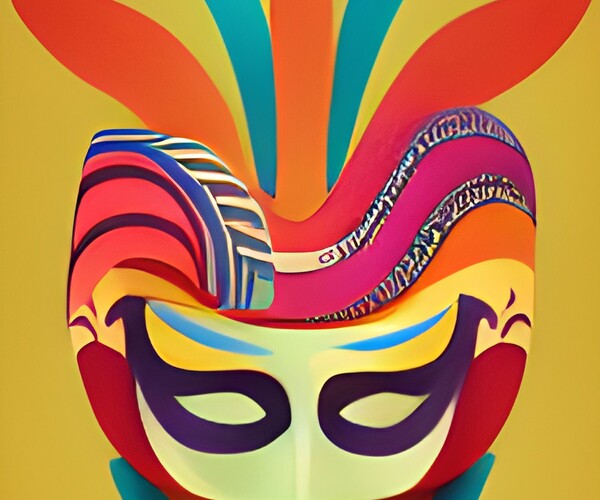 ArtStation - Mask Carnaval Rio 1k image jpg collection pack | Artworks