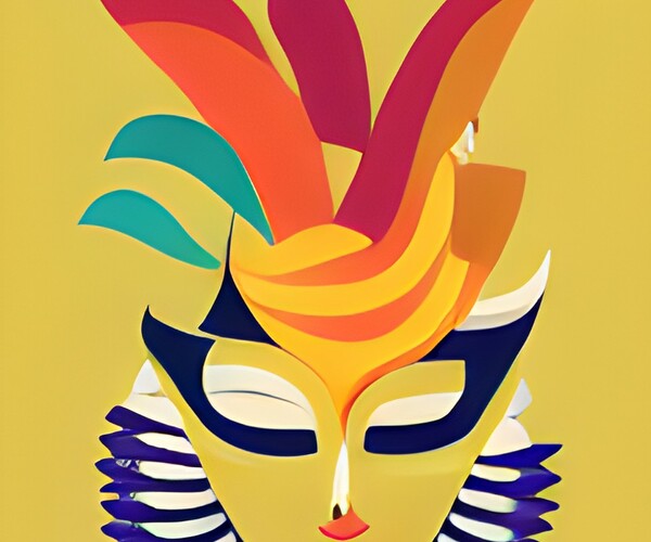 ArtStation - Mask Carnaval Rio 1k image jpg collection pack | Artworks