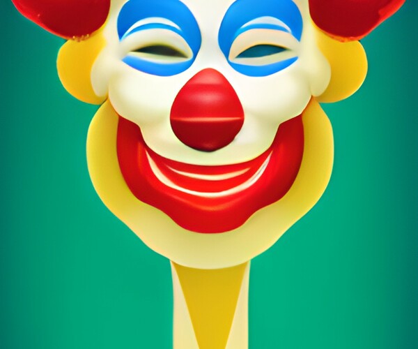 ArtStation - Mask Clown digital illustration 1K image pack | Artworks