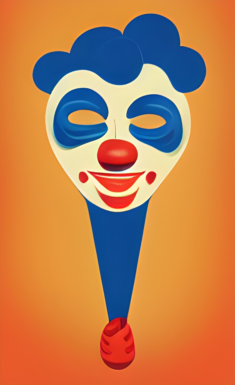 ArtStation - Mask Clown digital illustration 1K image pack | Artworks
