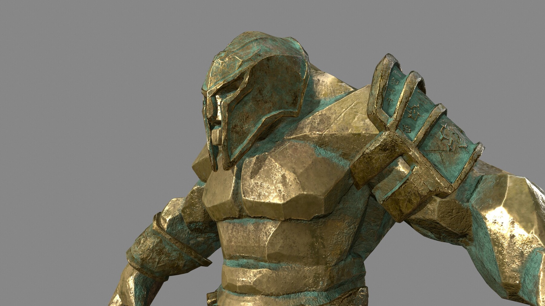 ArtStation - gold monster | Game Assets