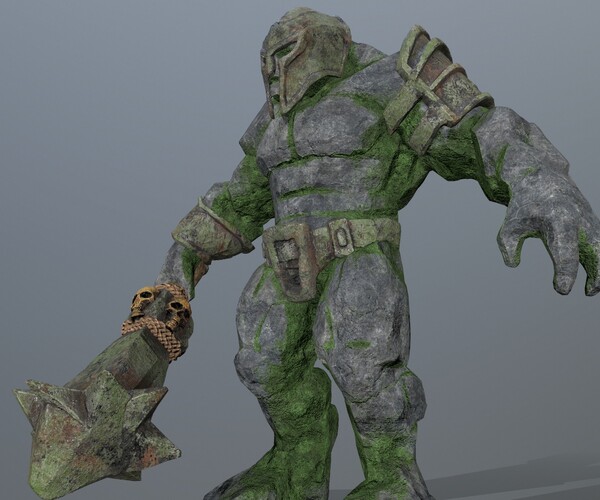 ArtStation - rock monster | Game Assets