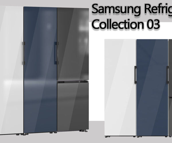 ArtStation - Samsung Refrigerator Collection 03 | Resources