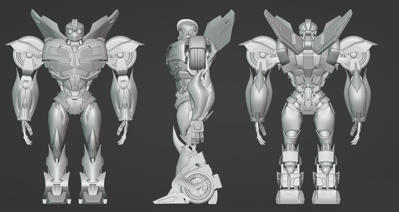 ArtStation - [TRANSFORMERS:PRIME] -Rigged character- BUMBLEBEE 3Dmodel ...