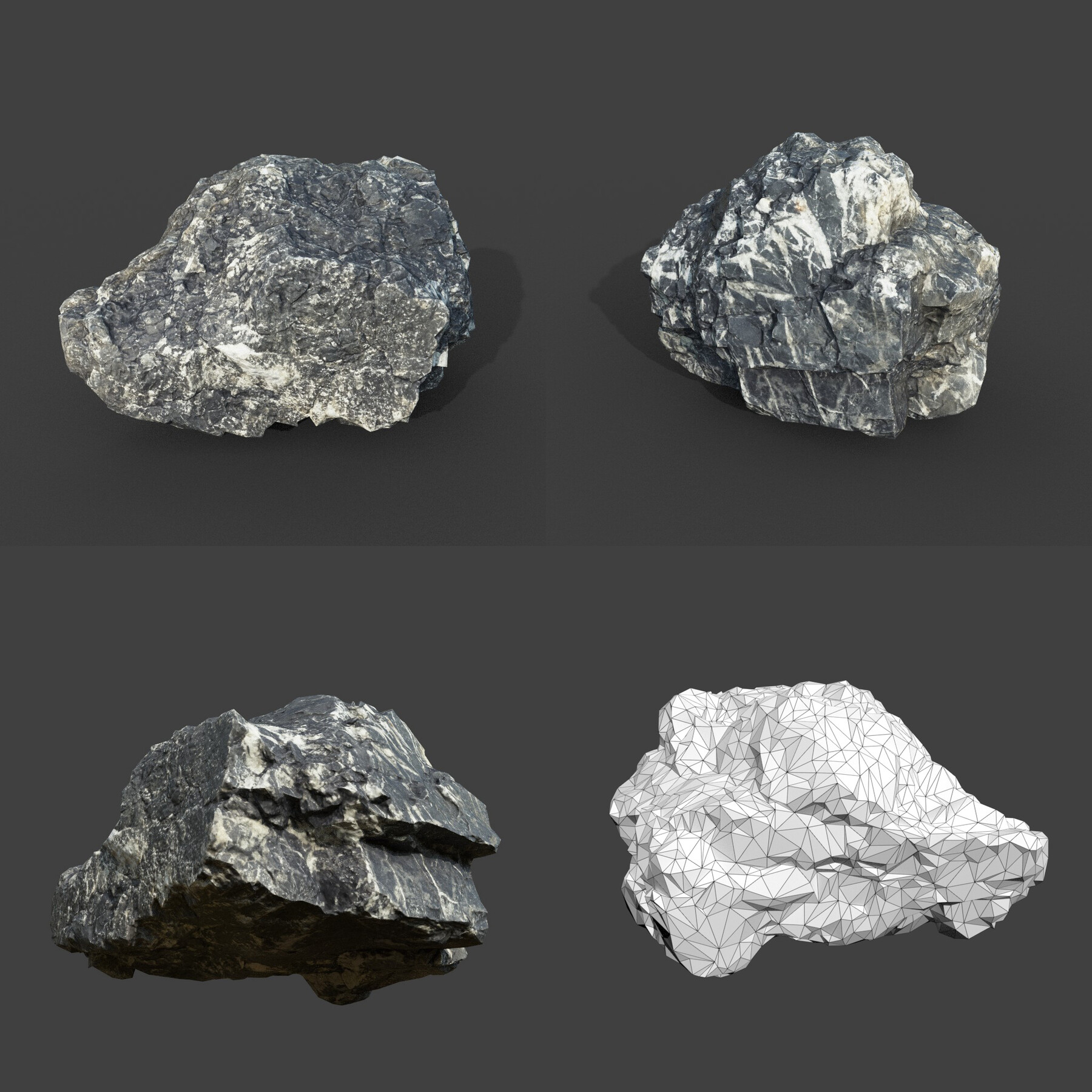 ArtStation - Gray Sharp Rock 220801 Photogrammetry - Ultra HD 16K ...