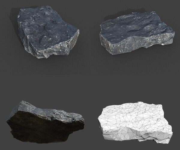 ArtStation - Gray Sharp Rock 220801 Photogrammetry - Ultra HD 16K ...