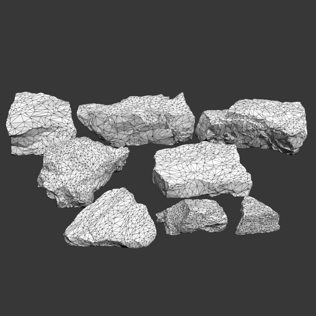 ArtStation - Gray Sharp Rock 220801 Photogrammetry - Ultra HD 16K ...