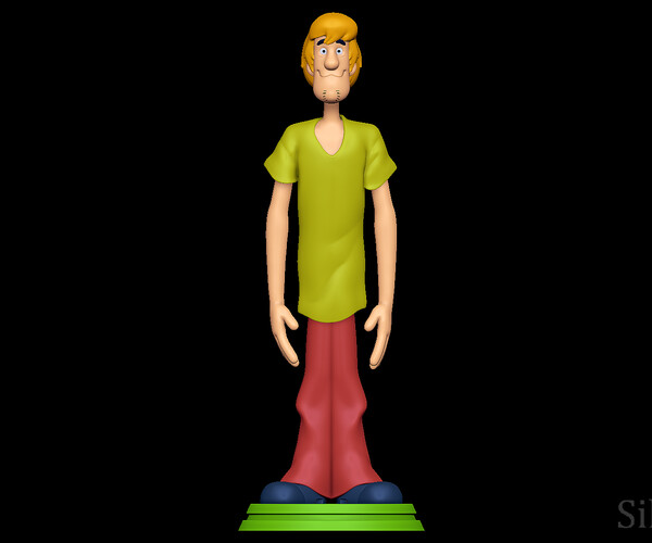 ArtStation - Shaggy - Scooby Doo 3D print model | Resources