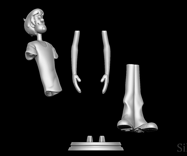 ArtStation - Shaggy - Scooby Doo 3D print model | Resources