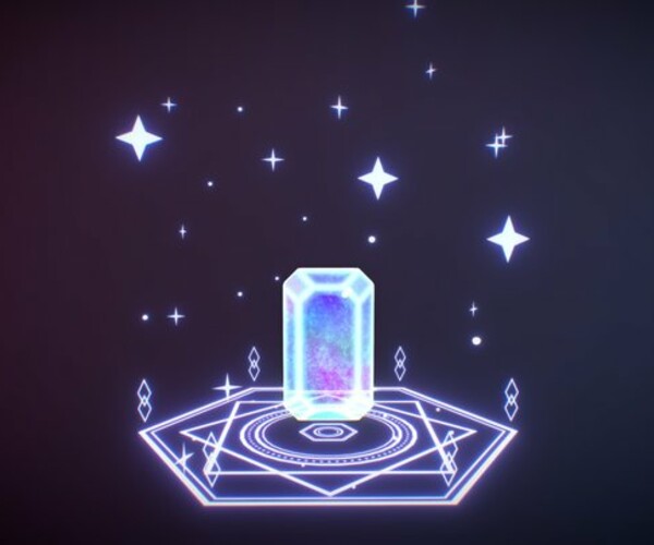 ArtStation - Magic Crystal Animated | Game Assets