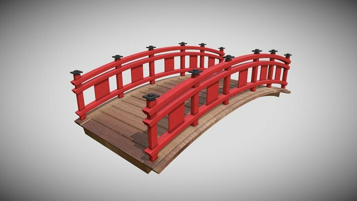 ArtStation - Japanese Bridge | Game Assets