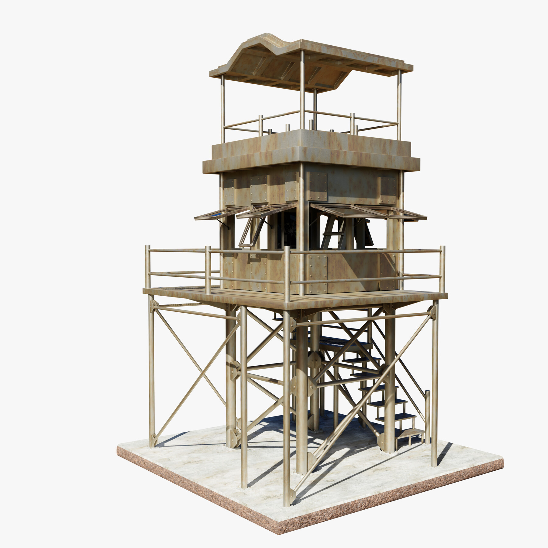 ArtStation - Military Tower | Resources