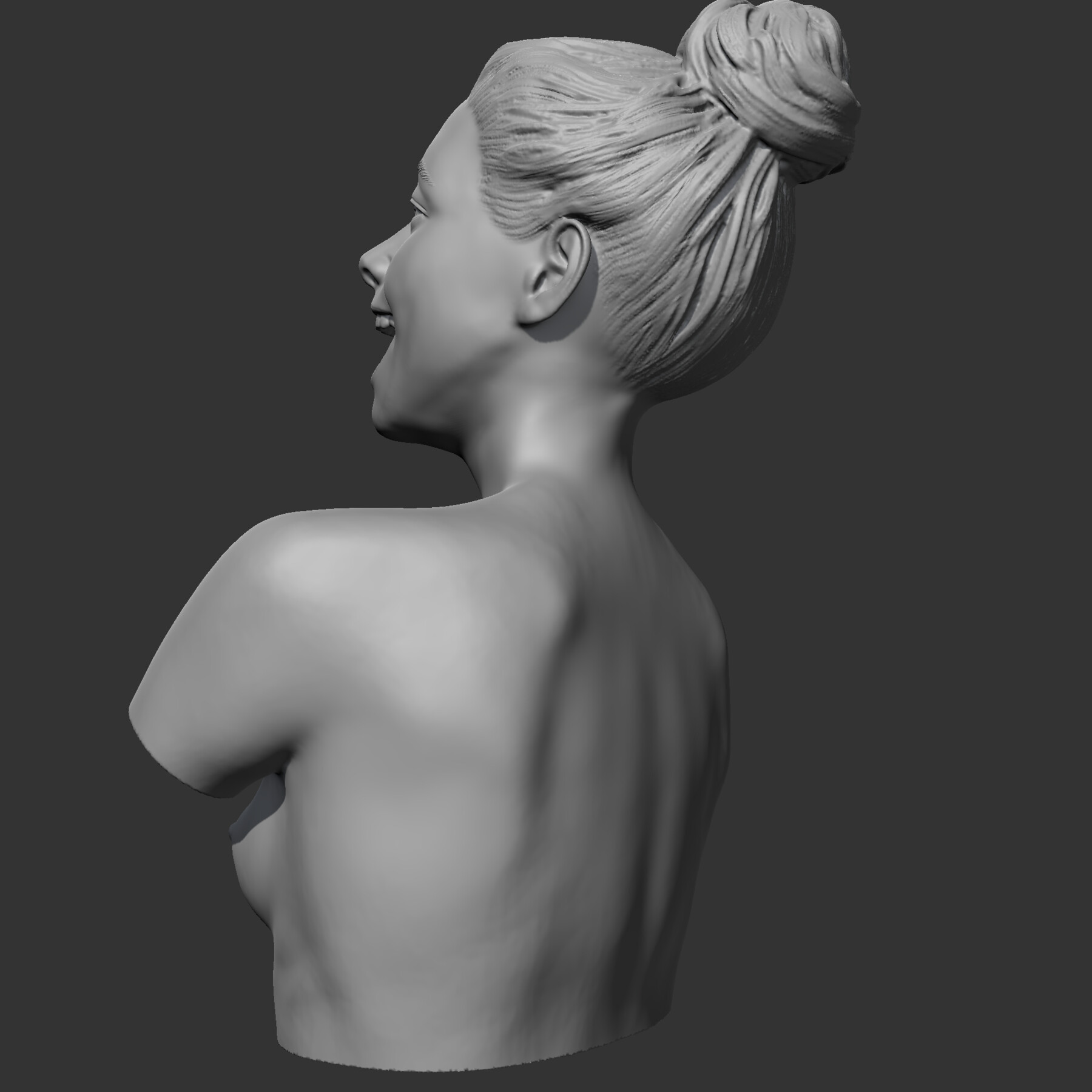 ArtStation - CH girl bust B 3D print model | Resources