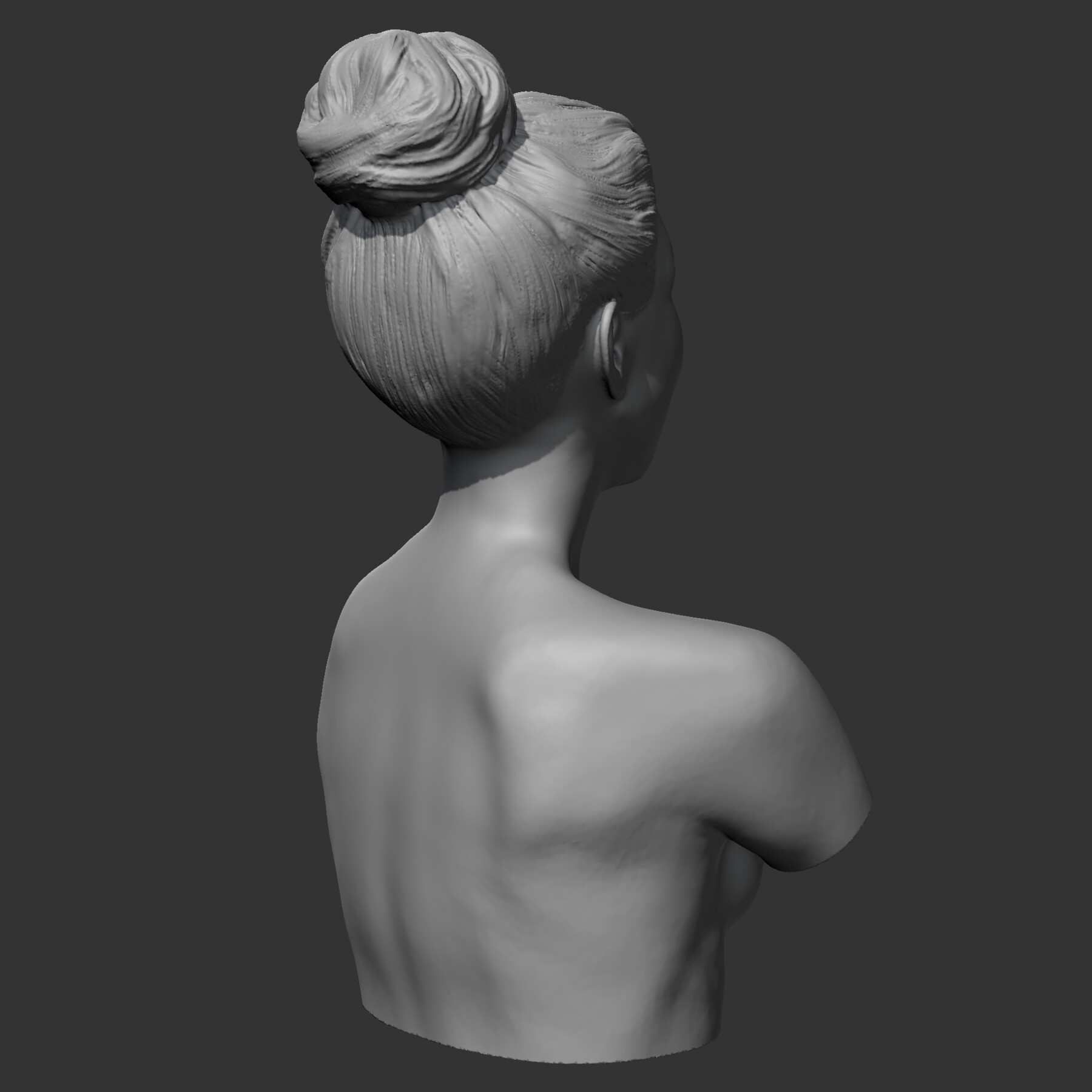 ArtStation - CH girl bust B 3D print model | Resources