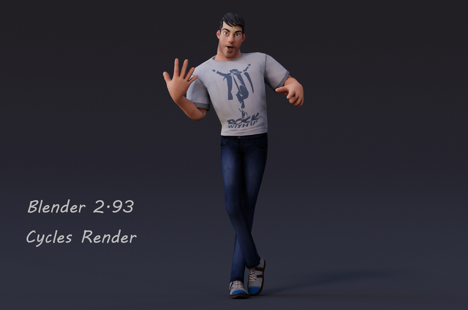 ArtStation - David Cartoon Rig | Game Assets