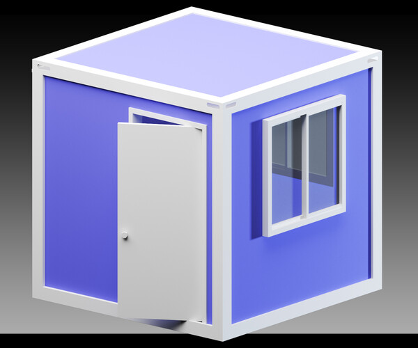 ArtStation - 23 Shipping Containers- Vol 01- High detail 3d models ...