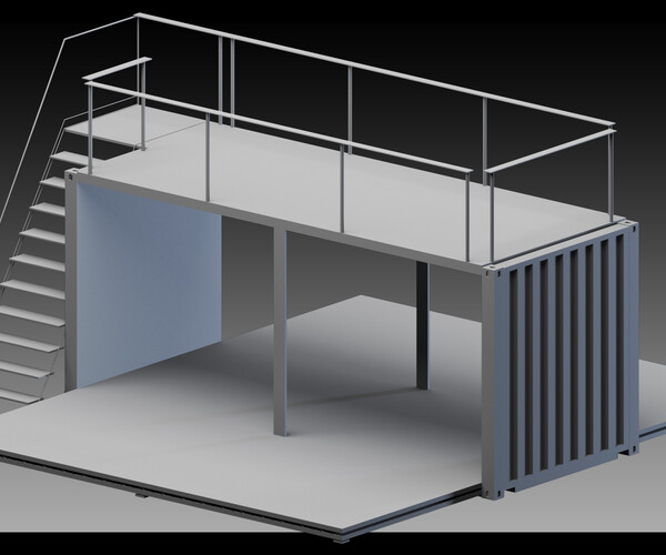 ArtStation - 23 Shipping Containers- Vol 01- High detail 3d models ...