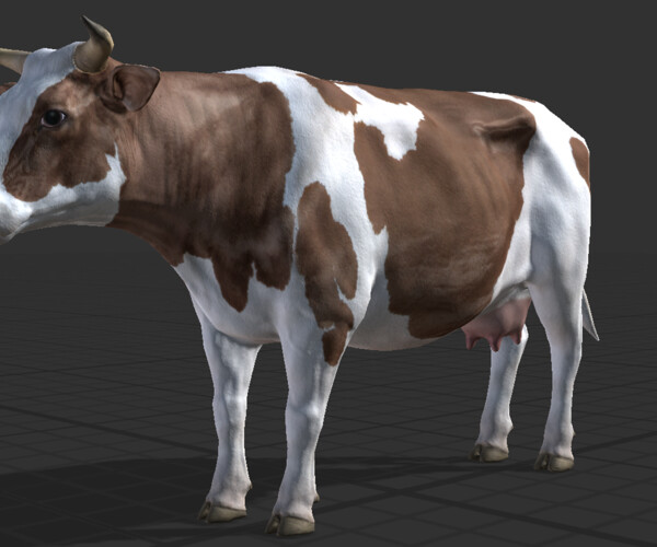 ArtStation - Cow | Game Assets